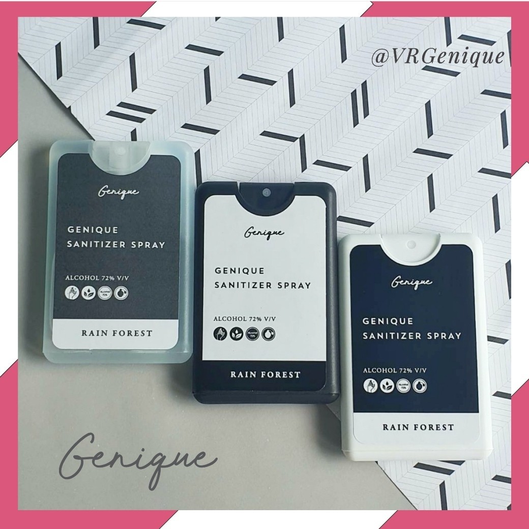 Genique (จีนิค) ตลับสเปรย์แอลกอฮอล 20 ml พร้อมน้ำแอลกอฮอล ดีไซน์เก๋ ...