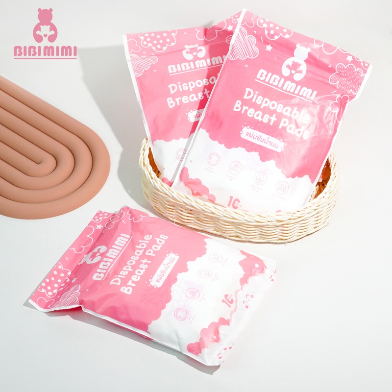 ร้านไทย BIBI MIMI แผ่นซับน้ำนม 10 ชิ้น แบบใช้แล้วทิ้ง นุ่มและสบาย ซึม ...