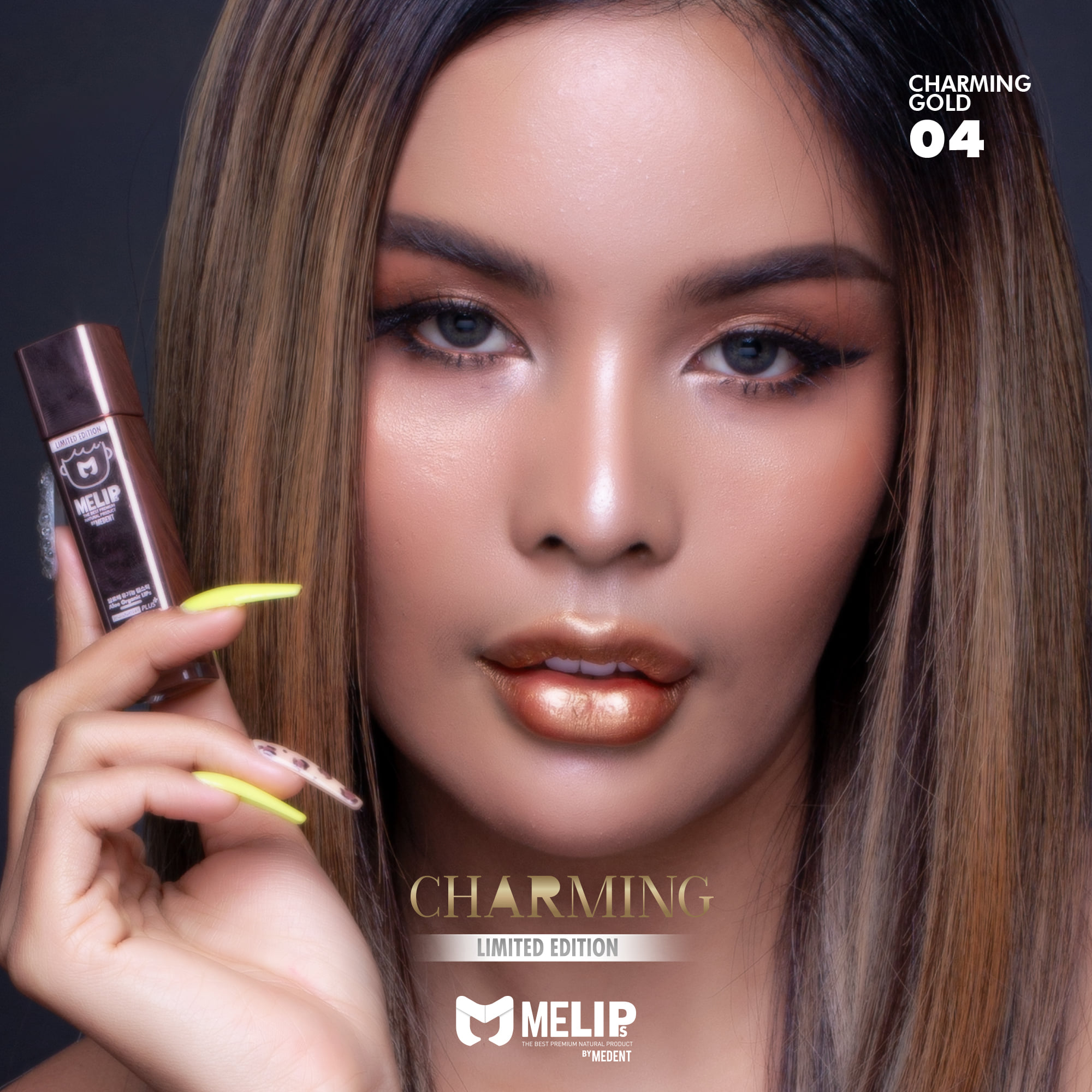 CG ลิปเมทัลลิค MELIPs - 04 CHARMING GOLD - นานา จิปาถะ - ThaiPick