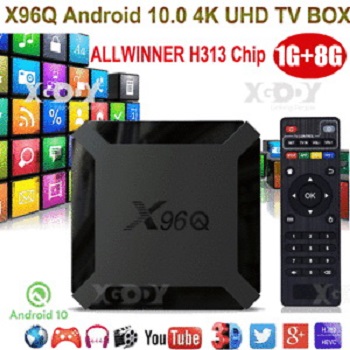 X96Q Android 10.0 TV Box, X96 Mini 2020 รุ่นอัพเกรด กล่องสมาร์ททีวี Allwinner H313 Quad Core ...