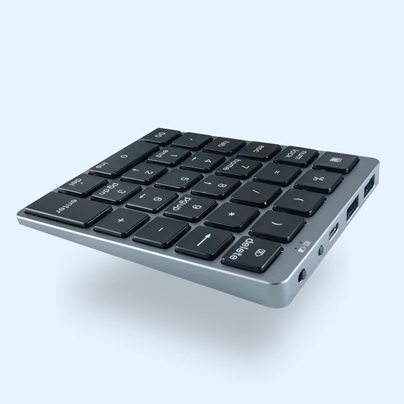 N970 Wireless Bluetooth Numeric Keypad with USB HUB Dual Modes ...