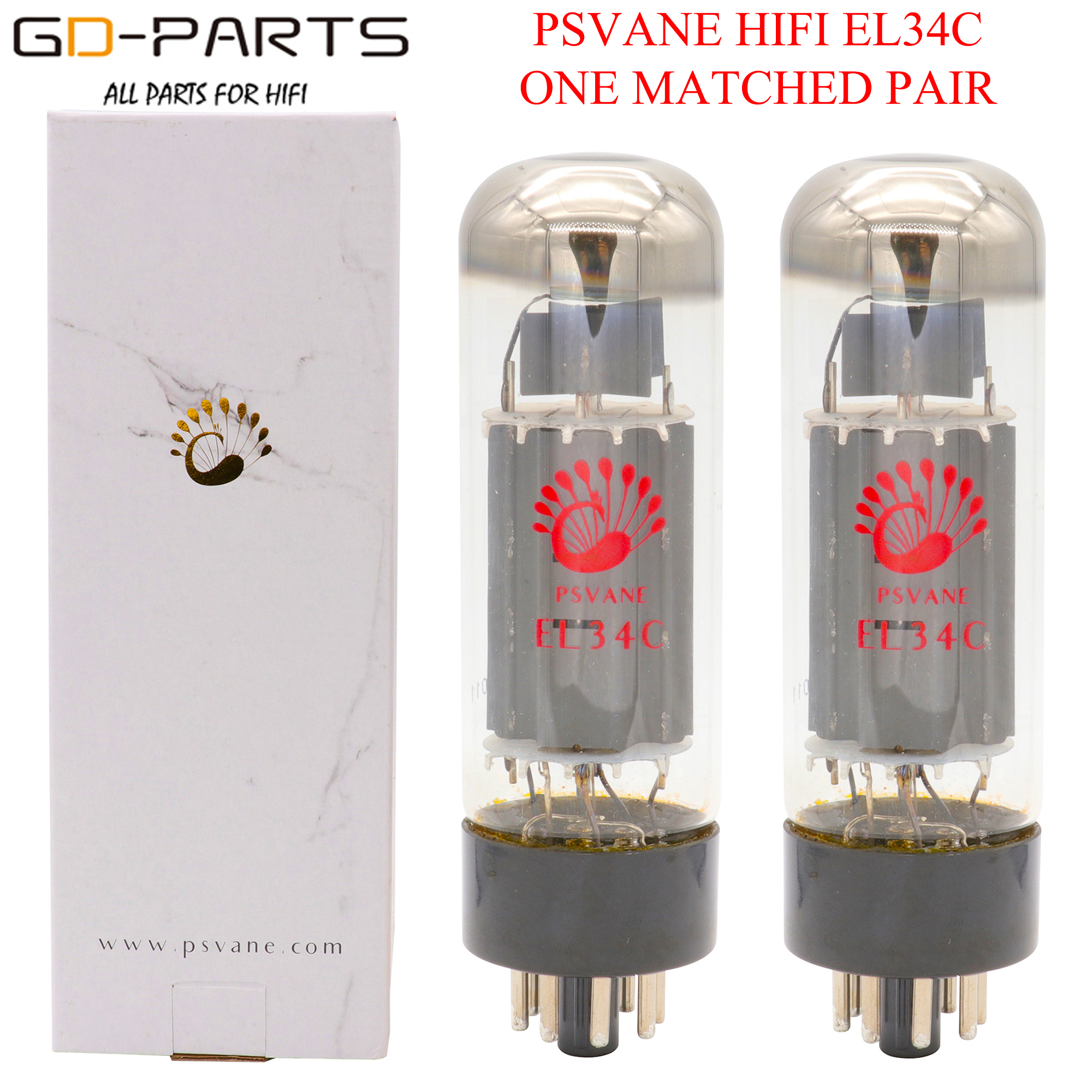 PSVANE HIFI EL34C Vacuum Tube Replace 6CA7 EL34B EL34 For Hifi Audio ...