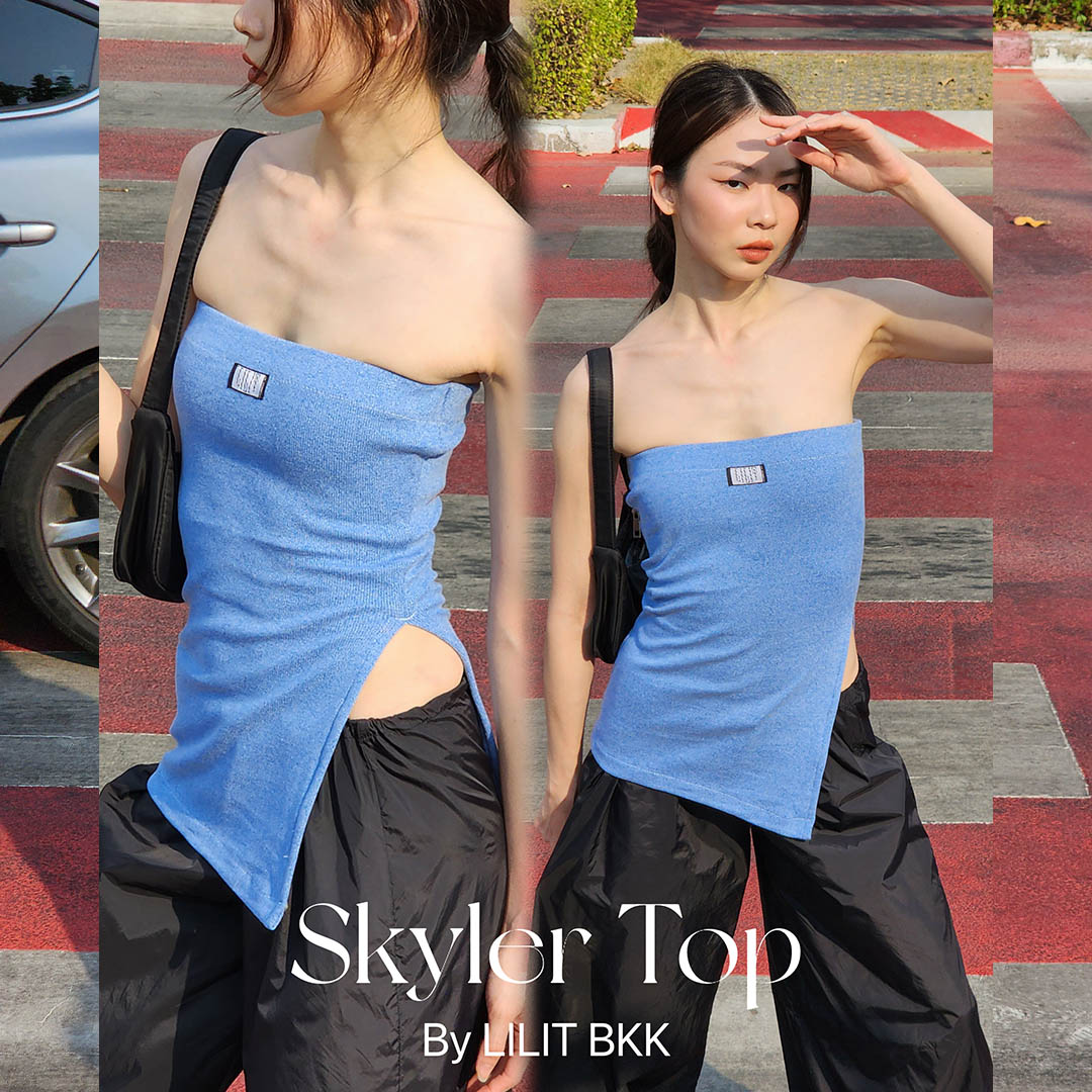 LILIT BKK เสื้อเกาะอก Tube Top | SKYLER TOP | Lazada.co.th