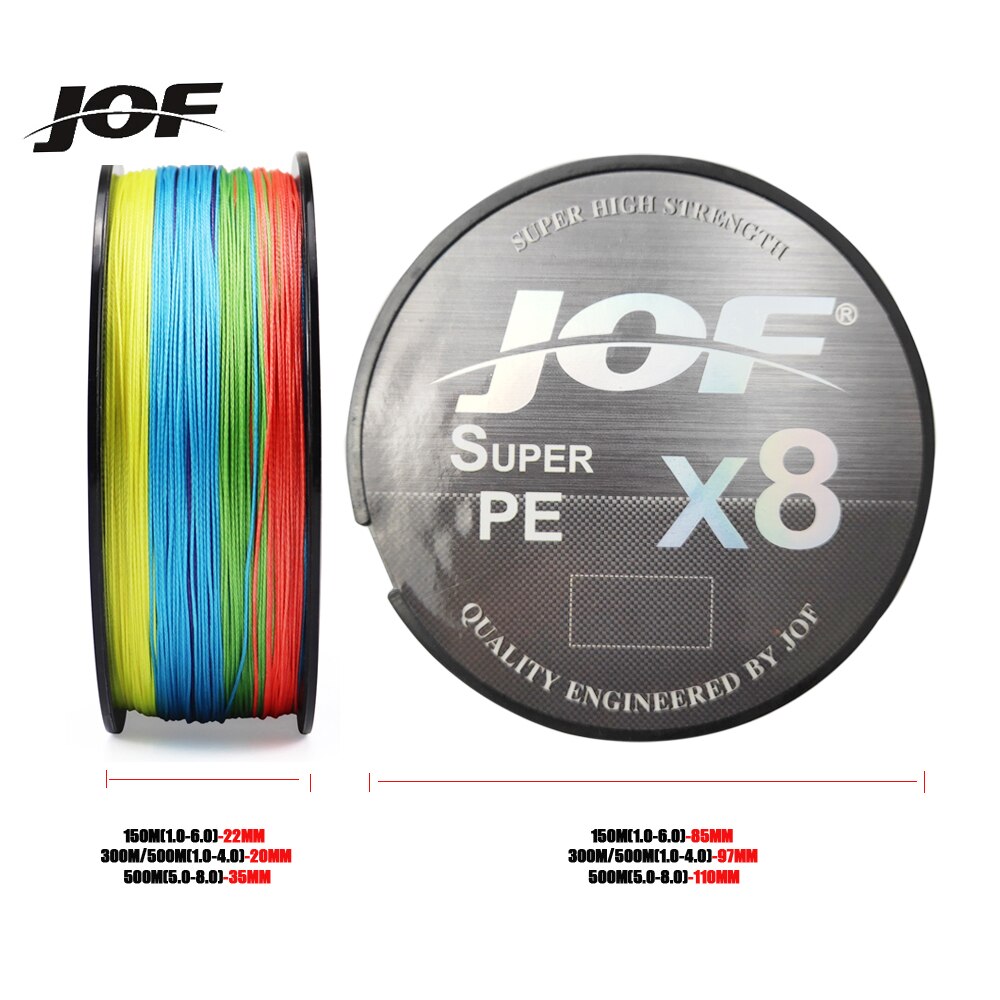 JOF150m 8 Strand ญี่ปุ่น Super Strong PE Braided Line Multifilament ...