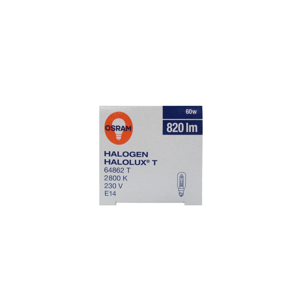 หลอดไฟ OSRAM HALOGEN HALOLUX 64862 T 60W 230V E14 820lm 2800K - บริษัท ...