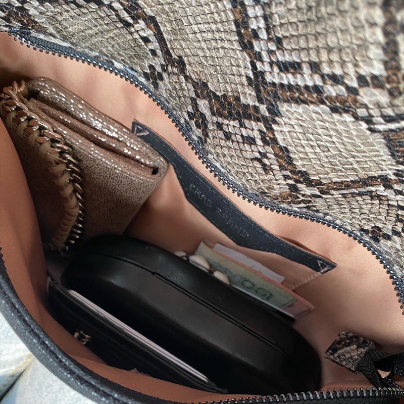 Crab Brand Python 2Way Bags กระเป๋าลายหนังงู/ทูโทน - CrabcrabStore - ThaiPick