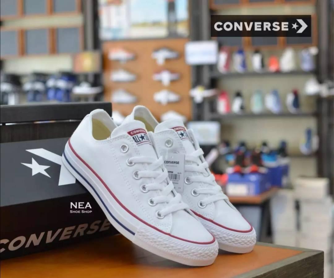 Converse All Star Ox - White (Classic) - MEGA Shoes - ThaiPick