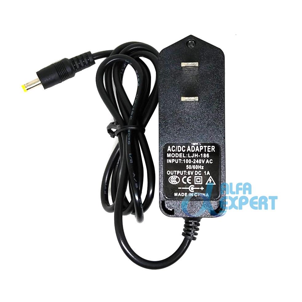 อแดปเตอร์ เครื่องวัดความดันโลหิต Omron Adapter 6V 1000mA 1A AC DC Power ...
