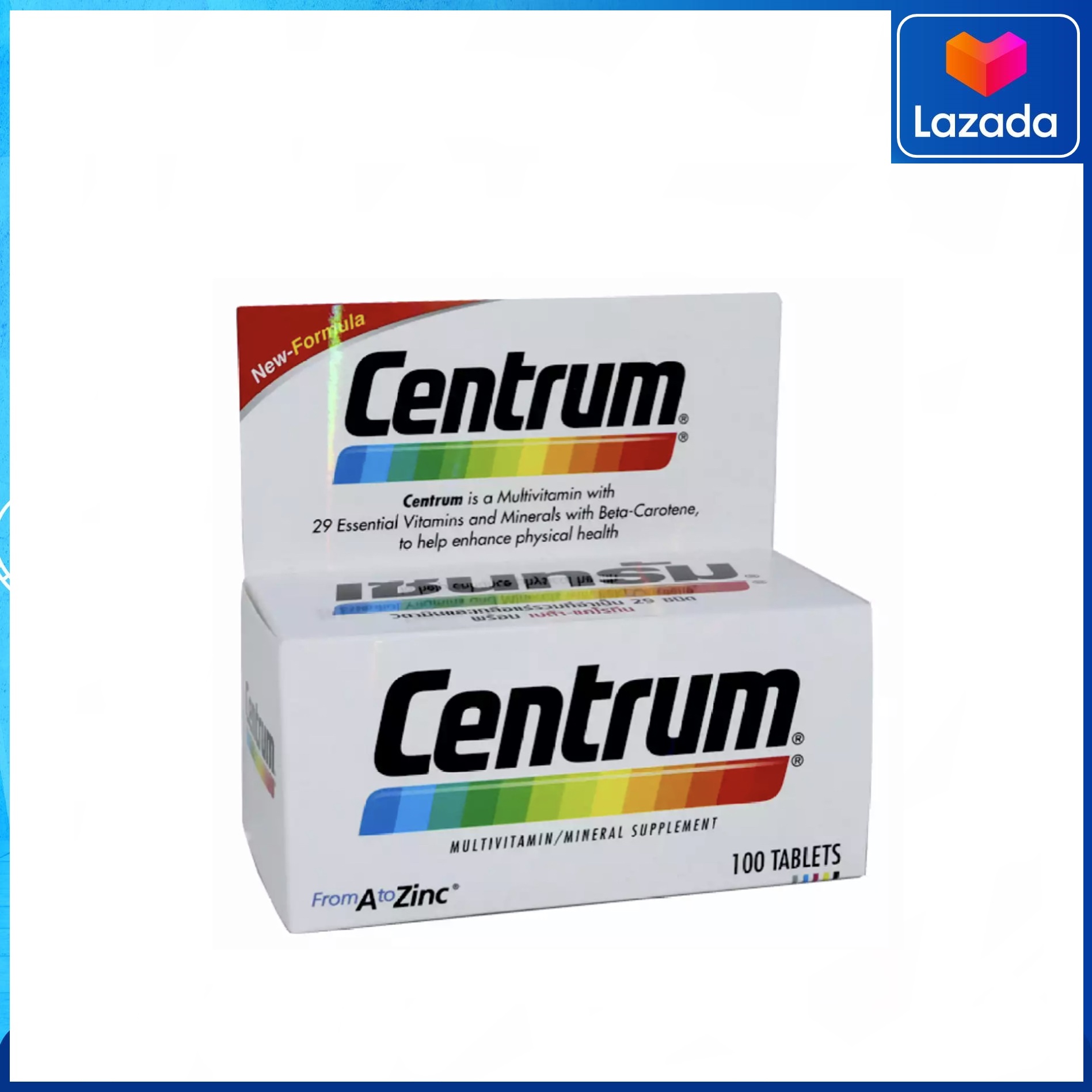 Centrum Multivitamin A to Zinc เซ็นทรัท มัลติวิตามิน เอ ทู ซิงค์ 100 ...