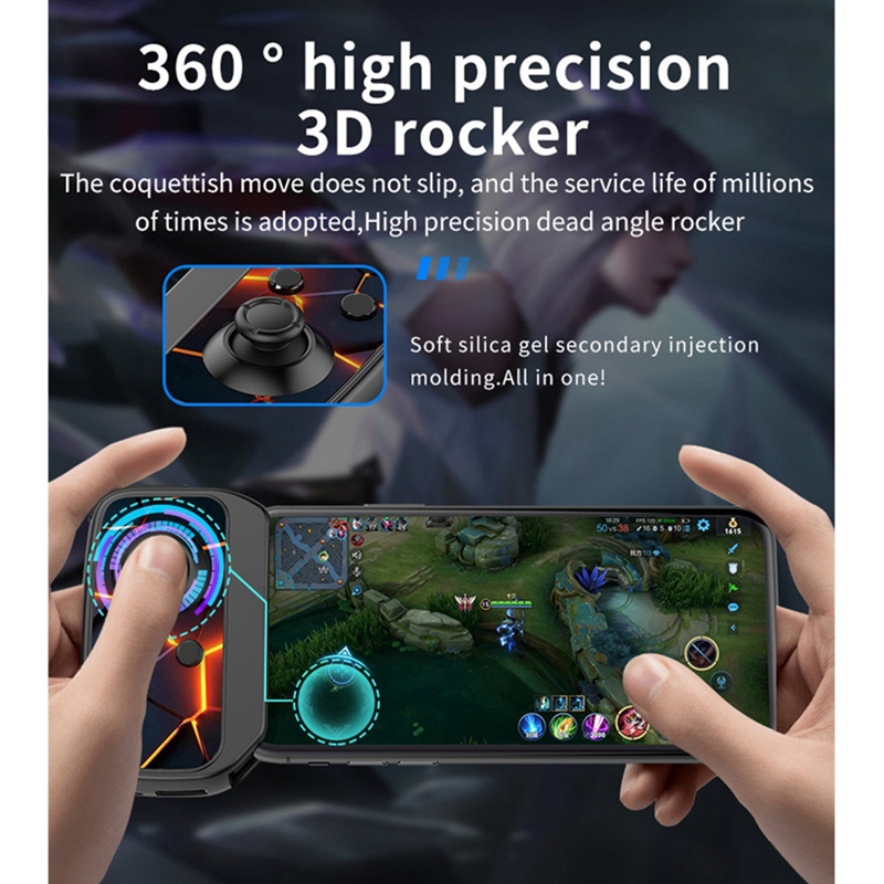 Mobile Game Controller Phone Gamepad Grip Rocker Phone Joystick Trigger ...