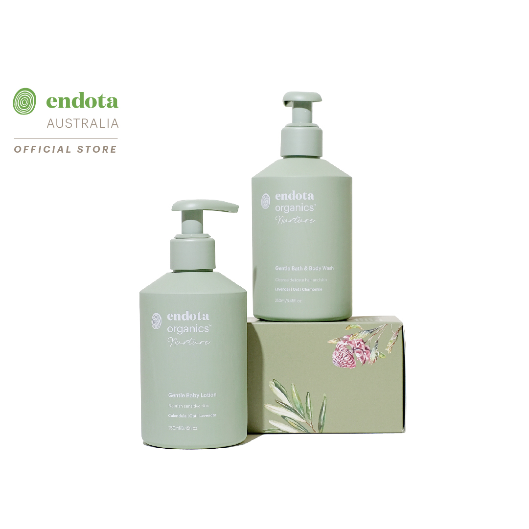 endota Bath Moments Duo เซ็ทคู่เจลอาบน้ำ และโลชั่นบำรุงผิวสำหรับเด็ก Made in Australia COSMOS ...