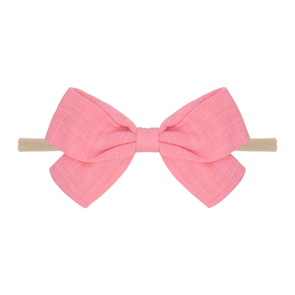 3.5inches Cute Baby Headband For Girls Elastic Rope Turban Bows kids ...