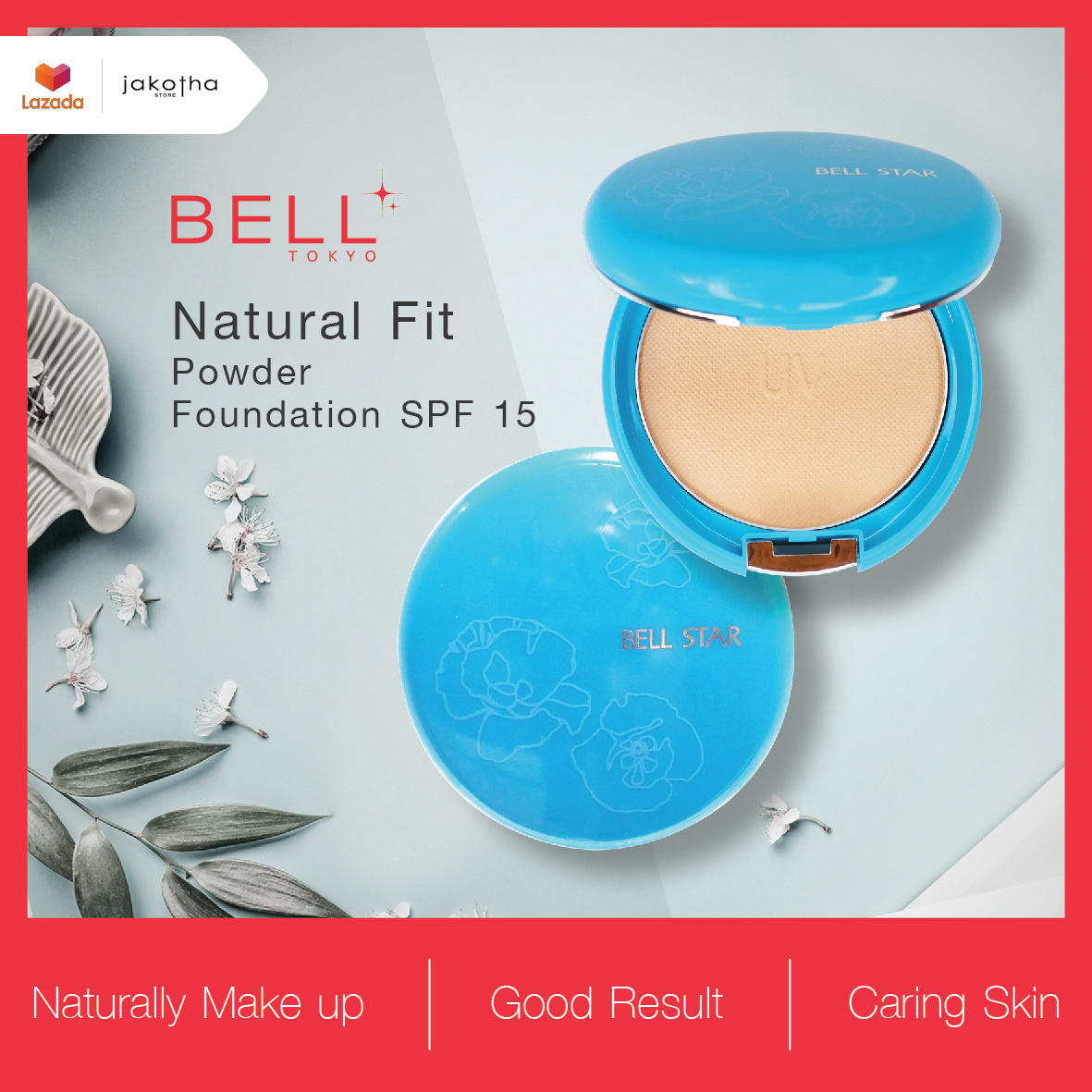 BELL STAR NATURAL FIT POWDER FOUNDATION SPF 15 By Jakotha - Jakotha - ThaiPick