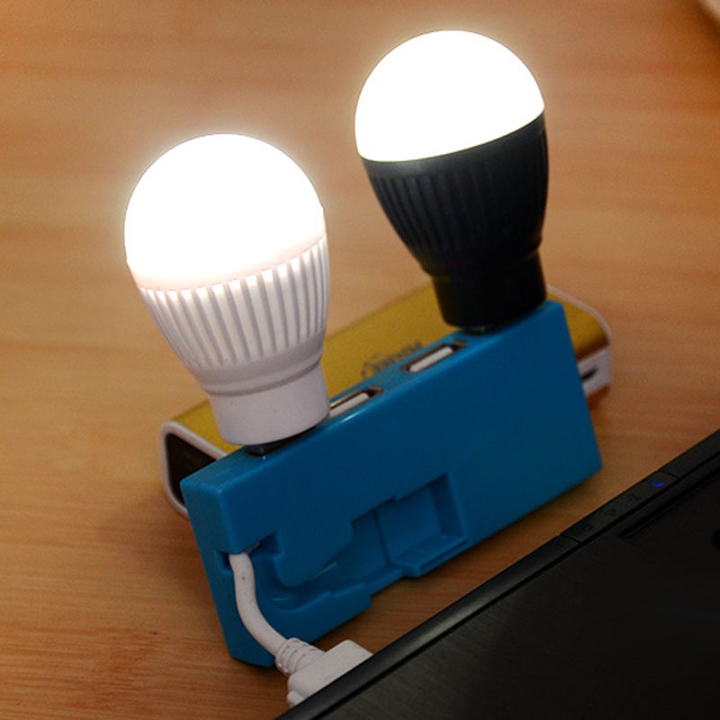 Newest Mini USB LED Light Portable 5V 5W Energy Saving Ball Lamp Bulb ...