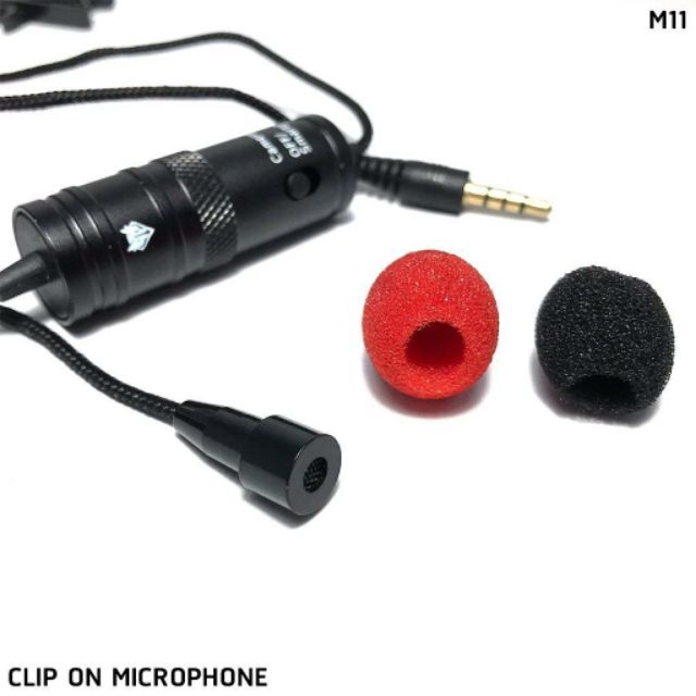 MIC ไมค์ NUBWO CLIP ON MICROPHONE M11 ไมค์โครโฟน คลิปหนีบปกเสื้อ ใช้ได้ ...