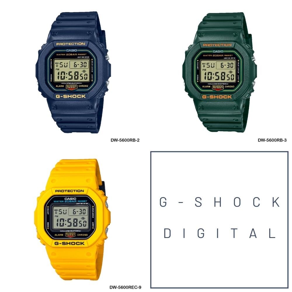 นาฬิกาข้อมือ Casio G-Shock Color Origin Tributes DW-5600 Series DW ...