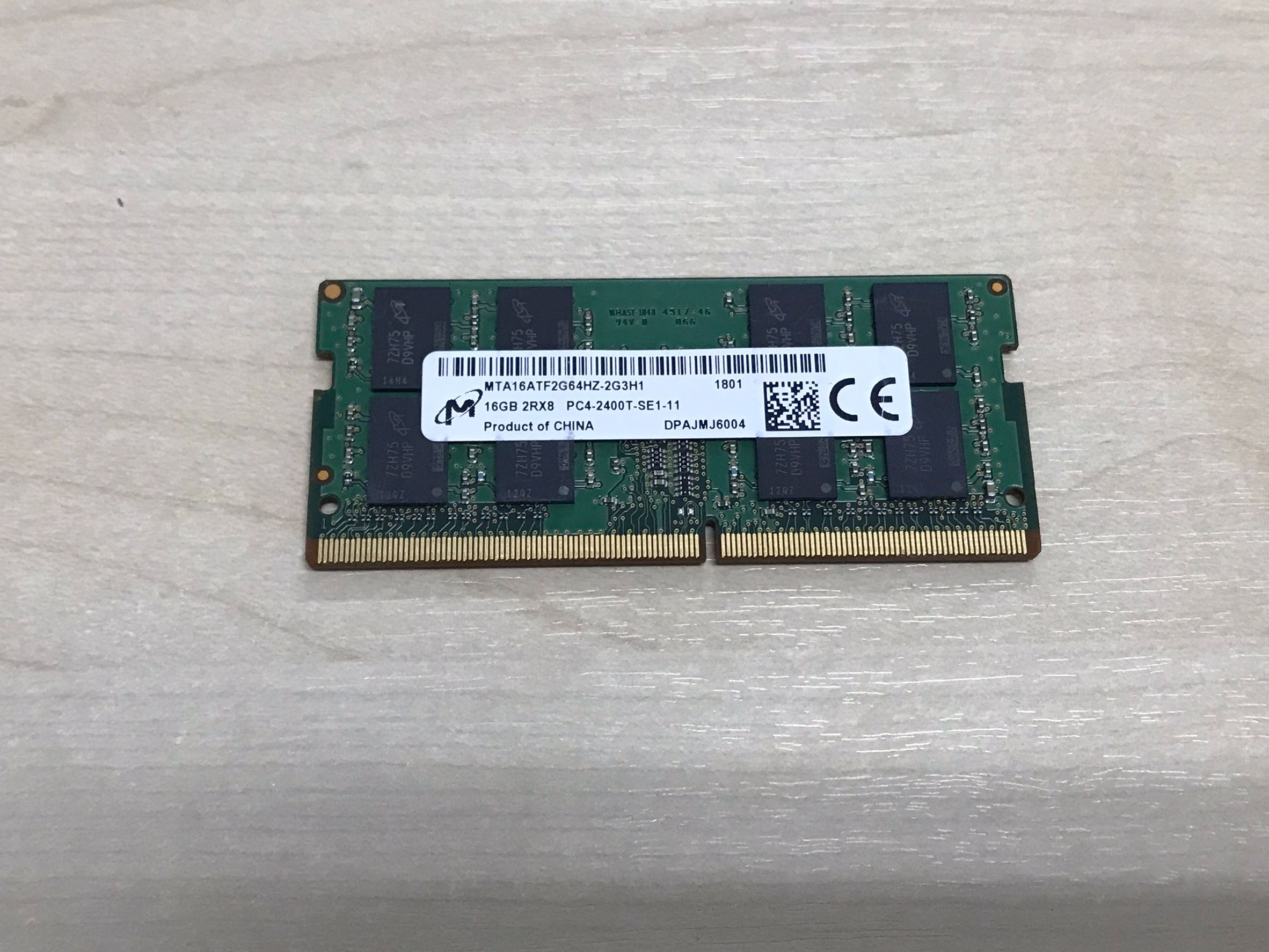 RAM ECC 4GB 2Rx8 PC3-12800E-11-11-E3 /MICRON (มือ2) - COM IN BLACK - ThaiPick