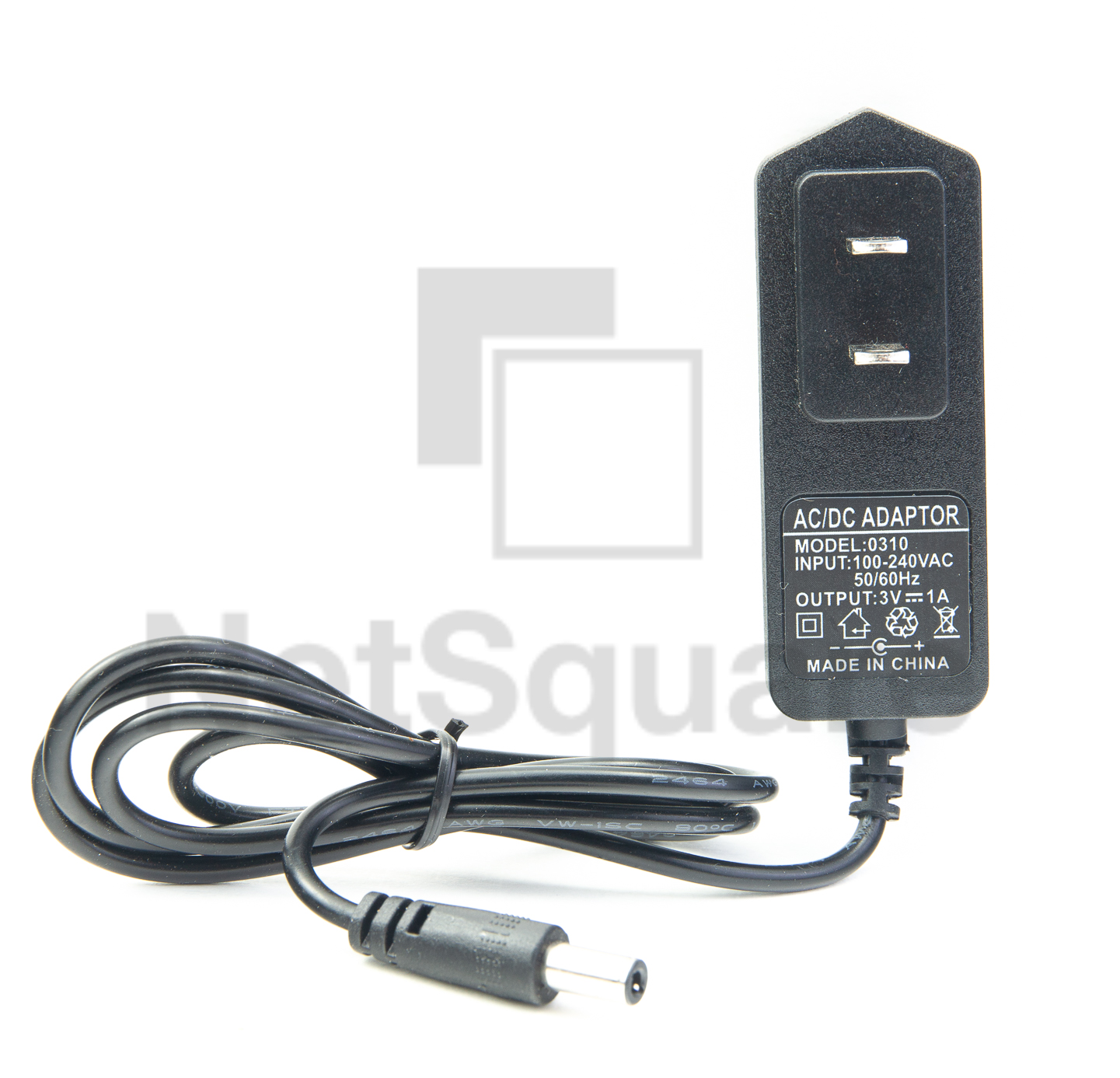 Adapter 3V 1A อะแดปเตอร์ DC Power Supply 5.5*2.5mm And 5.5*2.1mm US ...