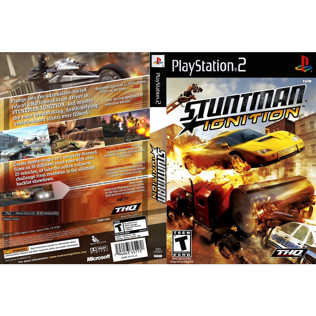 แผ่นเกมส์ PS2 Stuntman Ignition คุณภาพ ส่งไว | Lazada.co.th