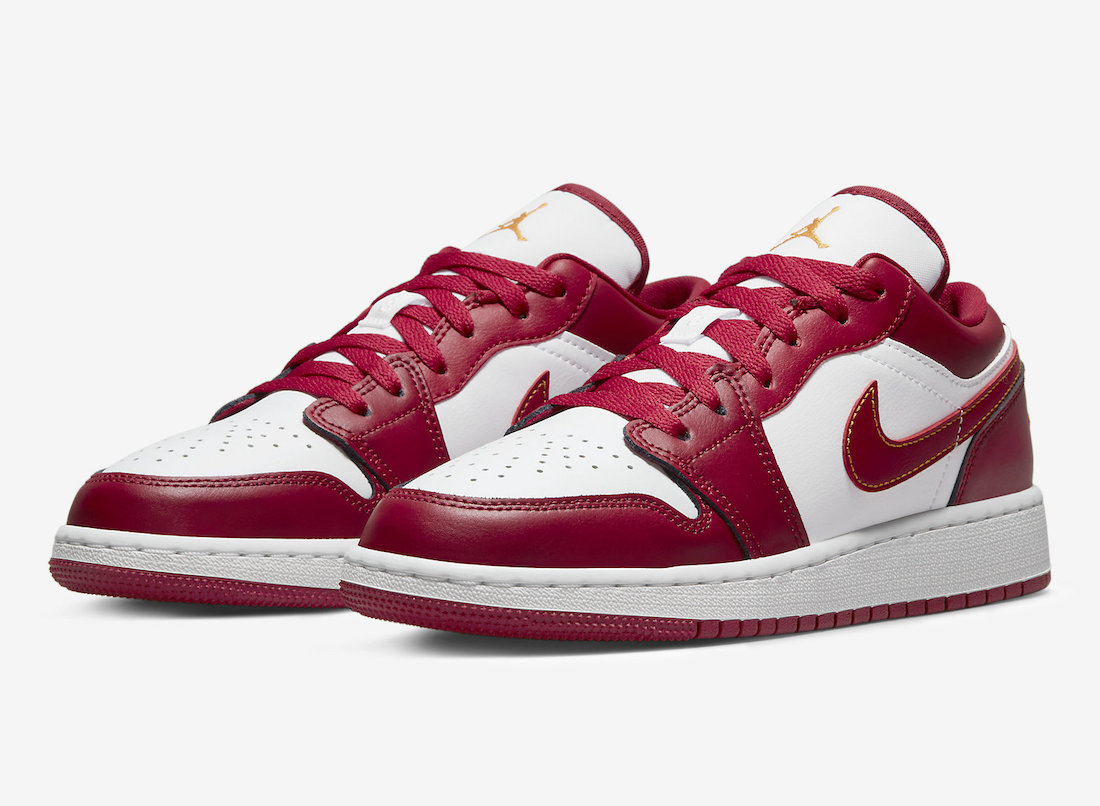 [ลิขสิทธิ์แท้-Authentic] Nike Air Jordan 1 Low “Cardinal Red ...