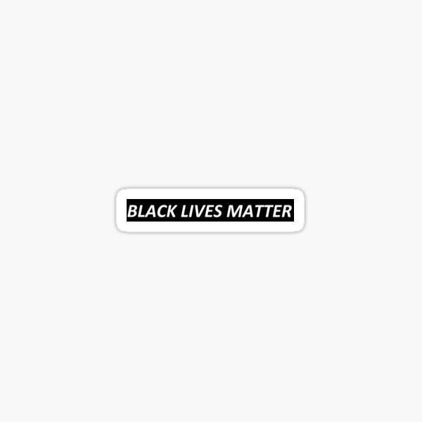 2 ชิ้นสองชิ้นตลก 2 pcs | Black lives matter assortment Sticker | #BLM ...