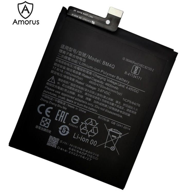 Amorus For Xiaomi Redmi K30 ProPoco F2 Pro 3.87V 4600mAh Replacement ...