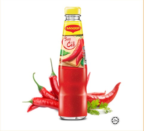 ซอสพริกแม็กกี้ MAGGI SOS CILI / MAGGI CHILLI SAUCE 500g 辣椒酱 Product of ...
