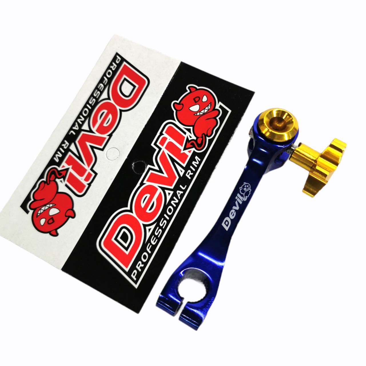 มือลิง CNC มือลิงแต่ง แบรนด์ Devil สีทูโทน โทนน้ำเงิน // น้ำเงิน - หมุดคละสี สีสวยมาก ...