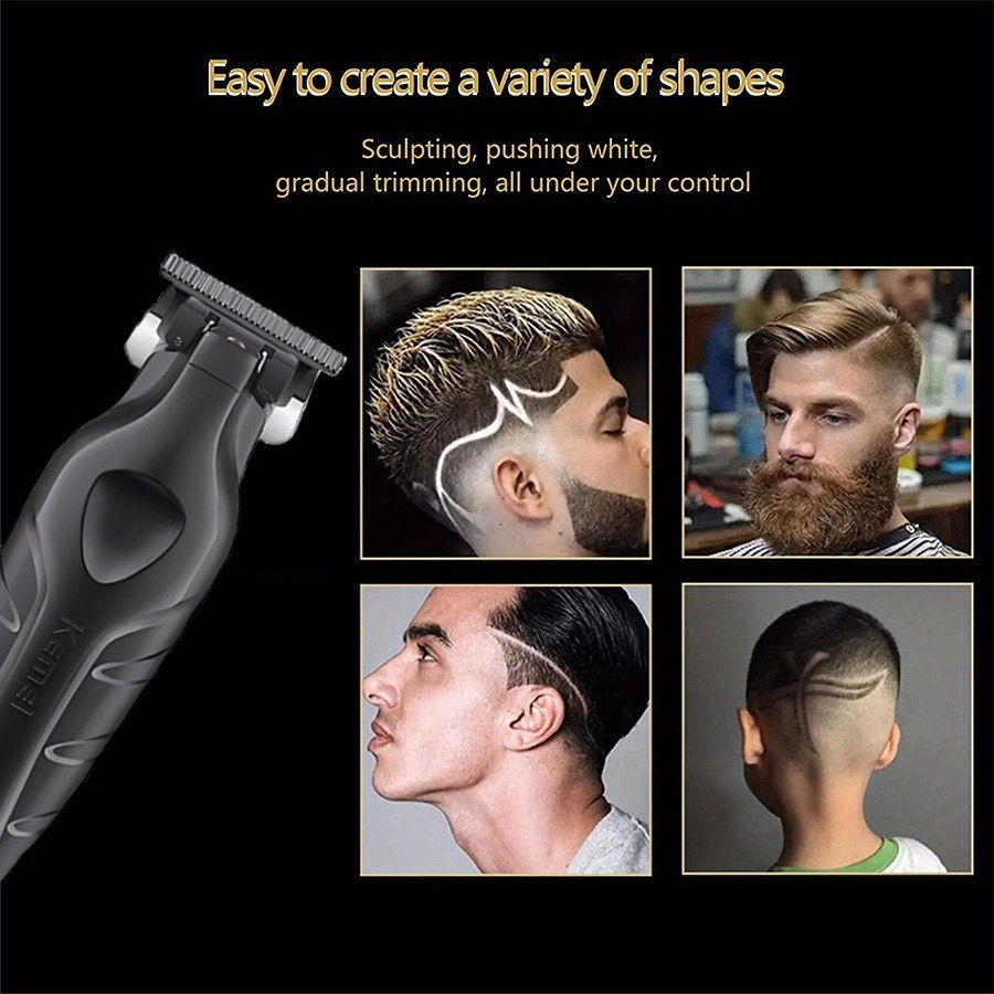 ปัตตาเลี่ยนไร้สายKM-2269 กันขอบ ชาร์จUSB น้ำหนักเบา เหล็กคุณภาพสูง กำลังไฟ 5 วัตต์ - Garena8 ...