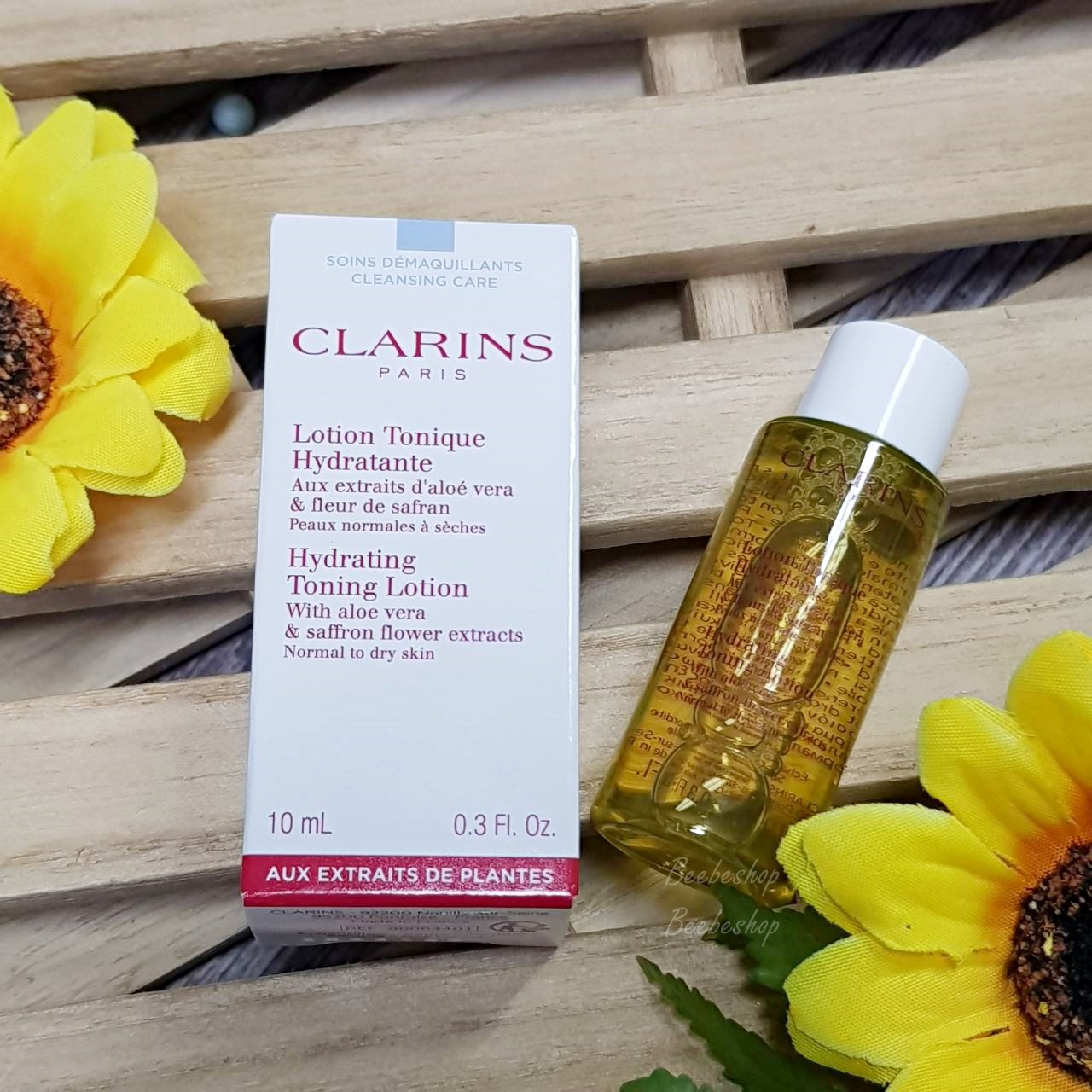 ราคาต่อ 1ชิ้น Clarins Hydrating Toning Lotion With Aloe Vera 10ml โทนเน ...