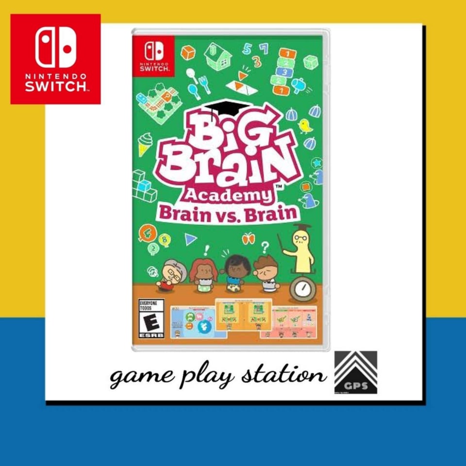 nintendo switch big brain academy brain vs. brain ( english zone 2 ...