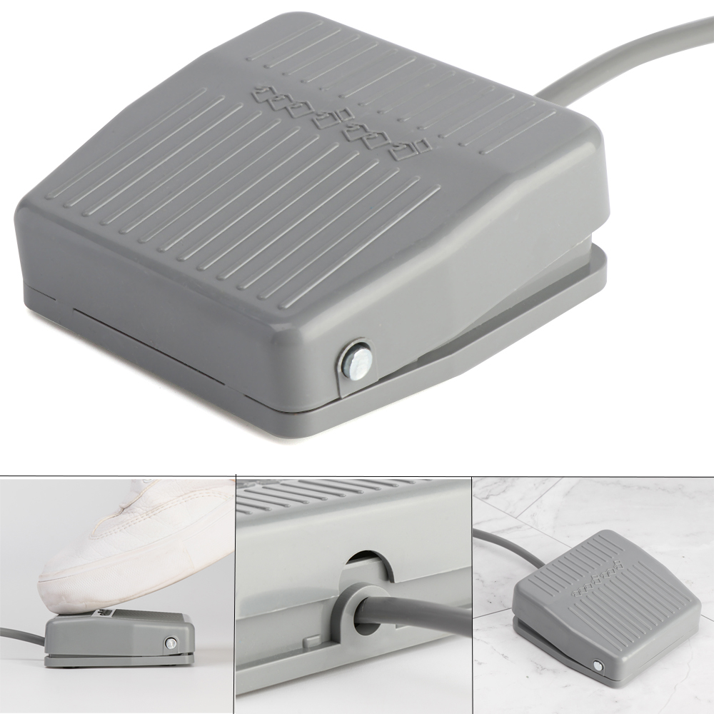 MSRC Home Industrial On/Off Power Metal Foot Operated Pedal Switch ...