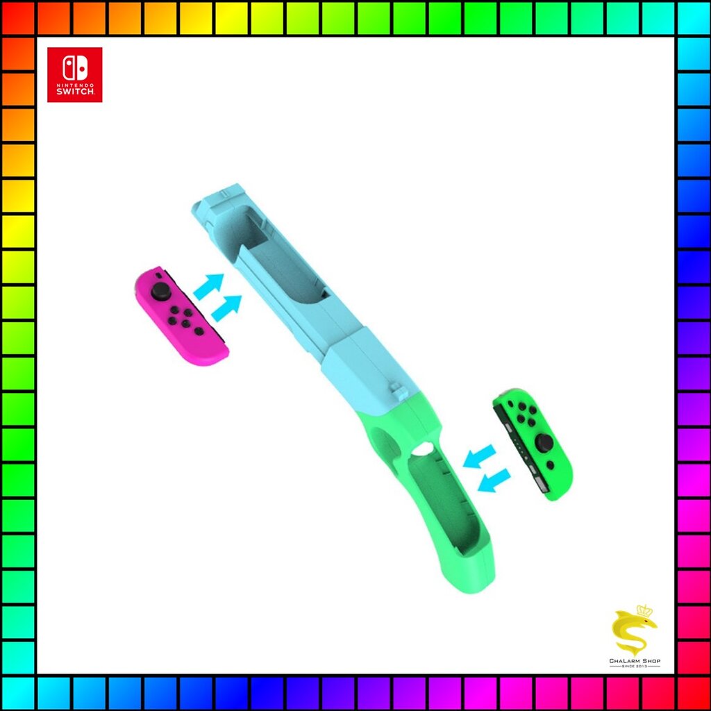 Game Gun for Nintendo Switch กริปปืนใส่จอยคอน | Lazada.co.th