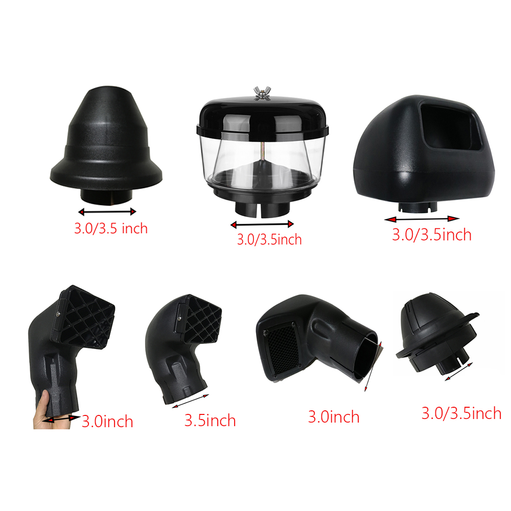 Auto Universal Snorkel Inlet Head 3"Inch 3.5"inch for all Off Road ...