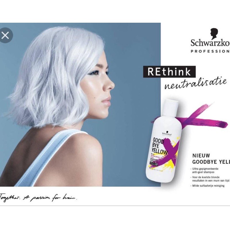 ล็อตล่าสุด ️‍????Schwarzkopf Goodbye Yellow Silver Shampoo 1000 ml ...