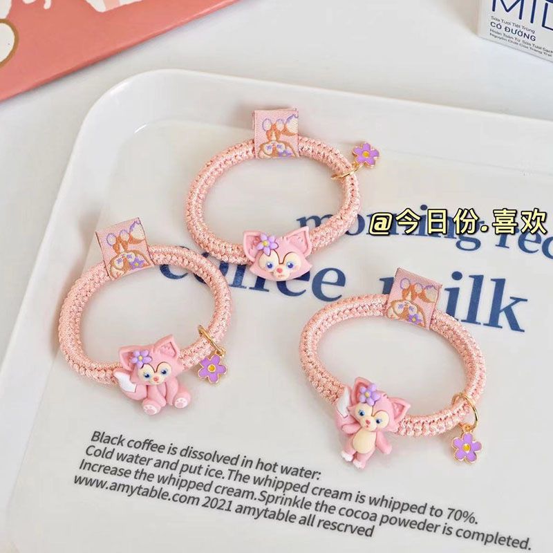 หัวการ์ตูนเชือกสร้อยข้อมือ Linna Bell มูลค่าสูง Little Fox เชือกผมสาว ...