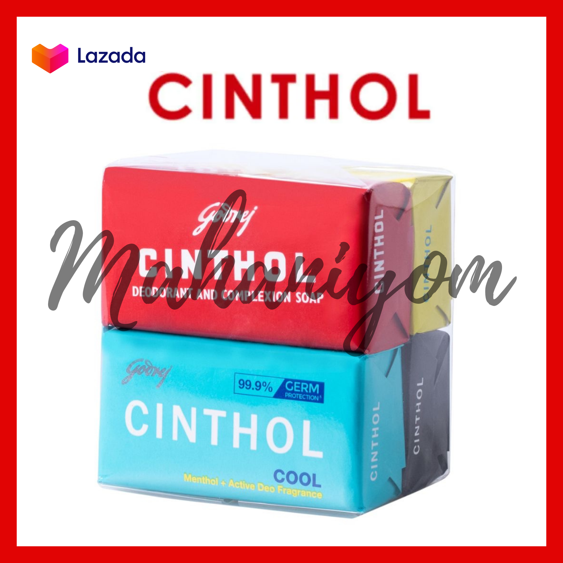 (แพค4ก้อน) สบู่ซินทอล CINTHOL คละสูตรใหม่ทุกสูตร (ของแท้100%) | Lazada ...