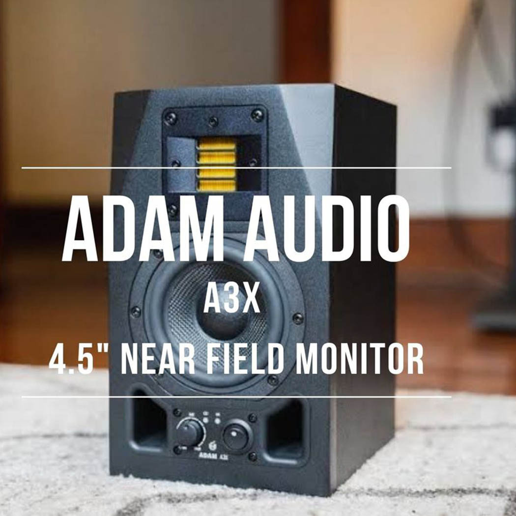 ADAM Audio A3X Black active speaker ลำโพงสตูดิโอ ลำโพงมอนิเตอร์ studio monitors speaker (ต่อคู่ ...