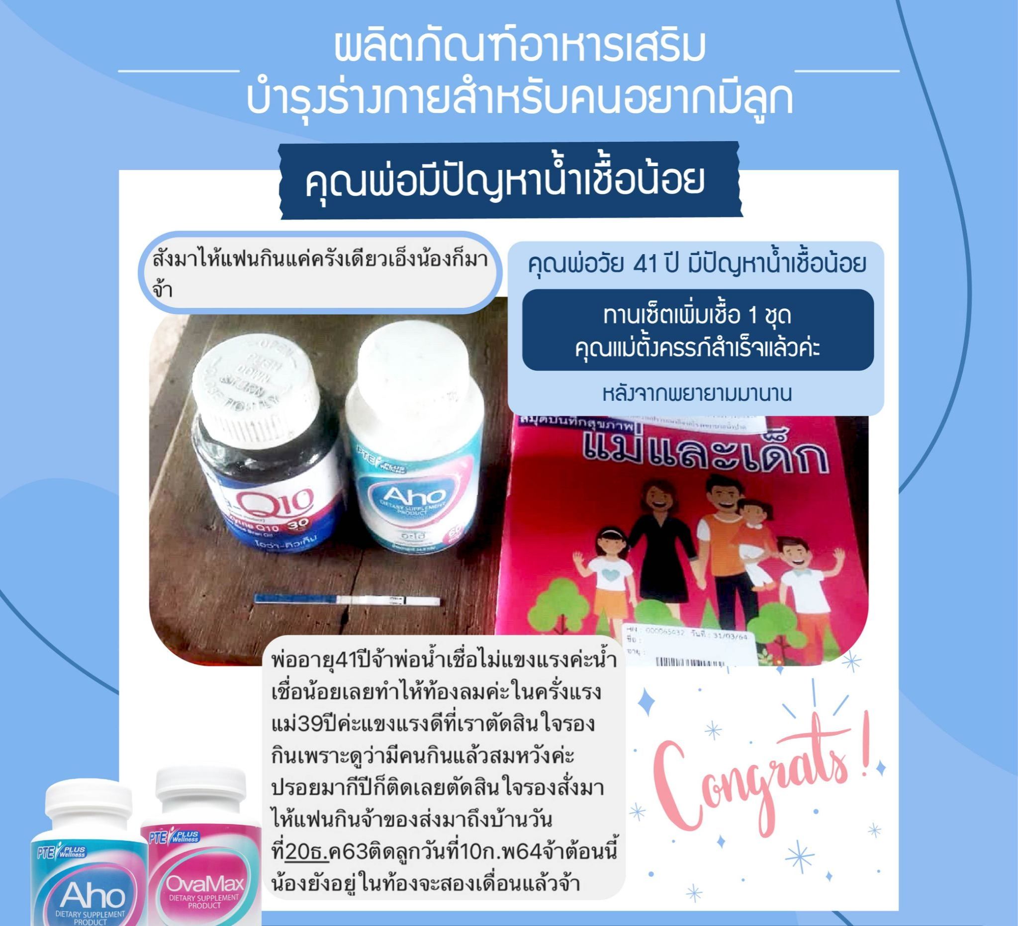 Ova-Q10 โอว่าคิวเท็น โคคิวเท็น เพิ่มพลังงานให้แก่เซลล์ไข่และอสุจิ ...