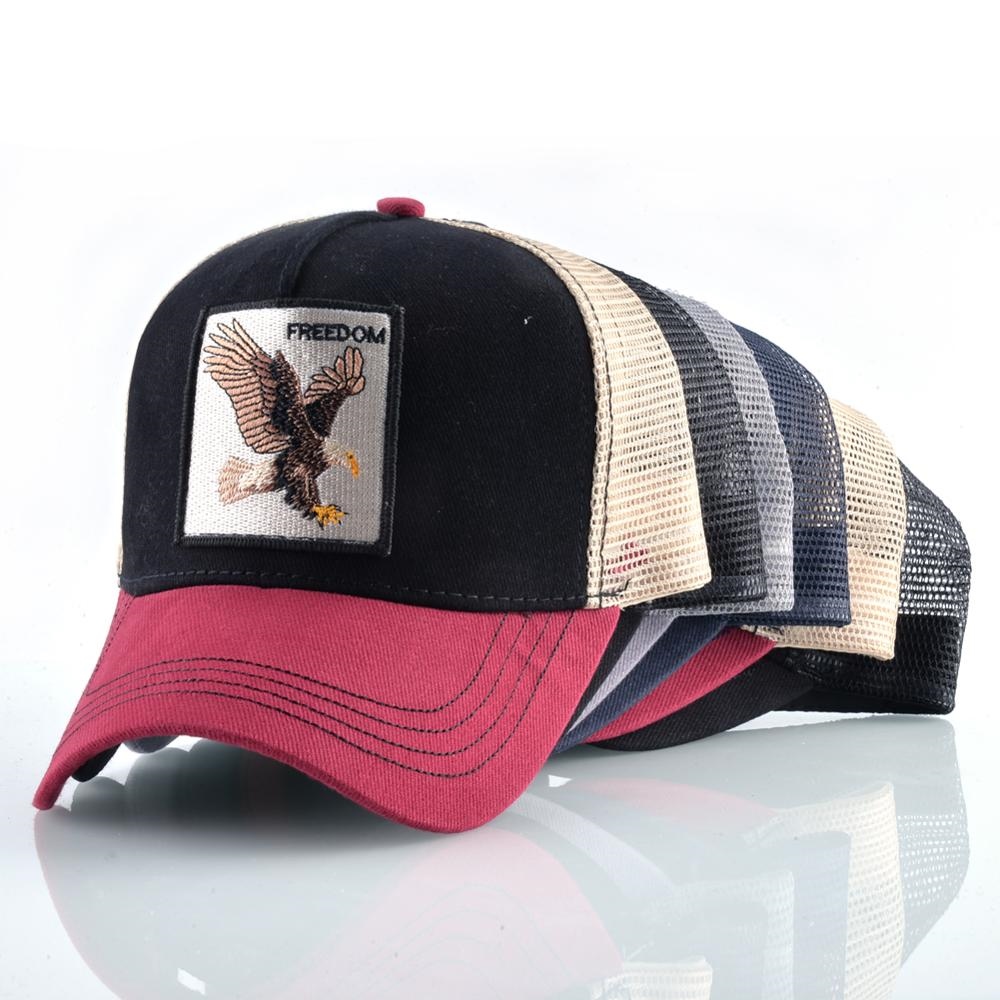Baseball Caps Men Snapback Hip Hop Hats With Animals Patch Streetwear ...
