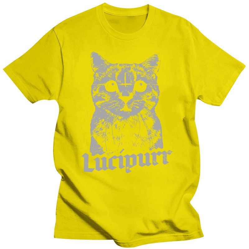 Mens Clothing Lucifer Occult Satanic Cat Lucipurr Antichrist Baphomet ...
