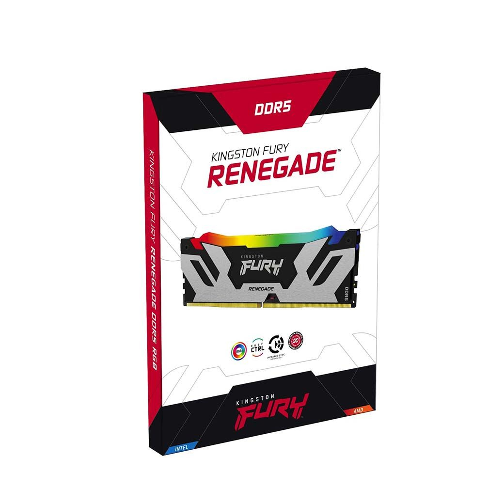 RAM 32GB (16GBx2) DDR5 6400MHz Kingston FURY Renegade RGB แรม หน่วยความจำ (แรมพีซี ...