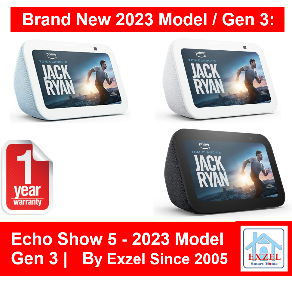 Amazon Echo Show 5 - Gen 3, 2023 Release - 3rd Gen | Fast 1 Day Ship ...