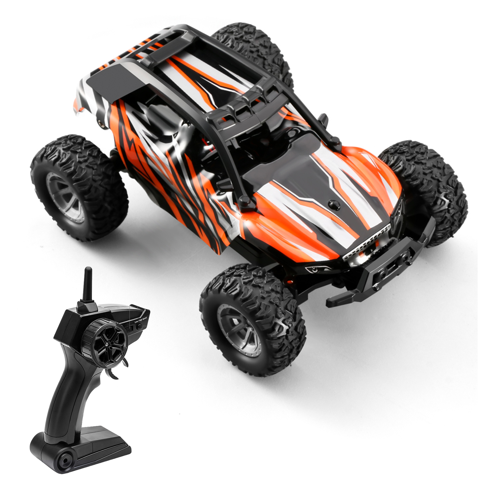 RC Mini Off-road Car S801 132 2WD 20kmh Green Orange 2.4GHz Mini High ...