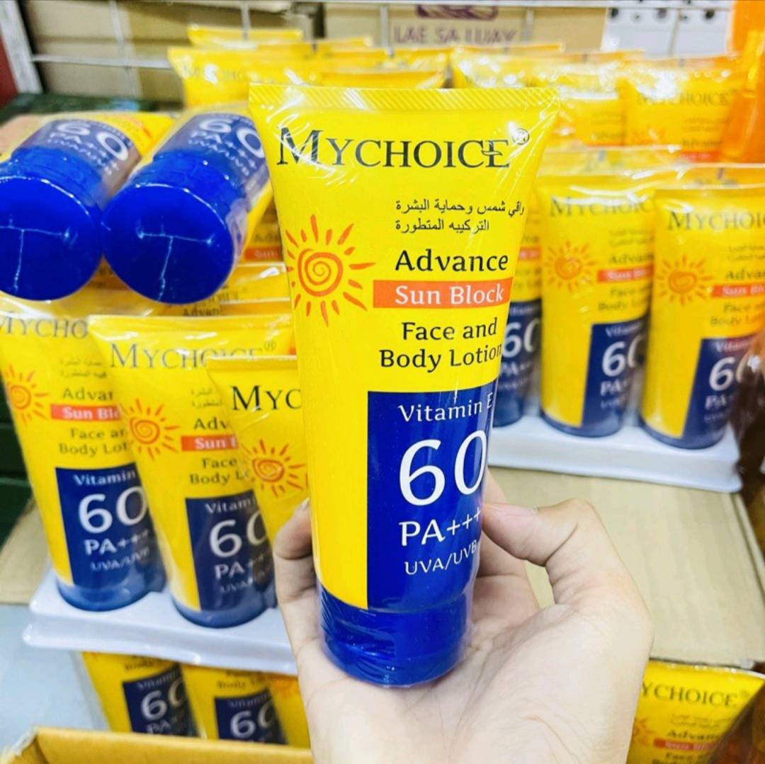 Mychoice Advance Sun Block กันแดดมายช็อยส์ SPF PA60++ 150 ml. - Saifah ...