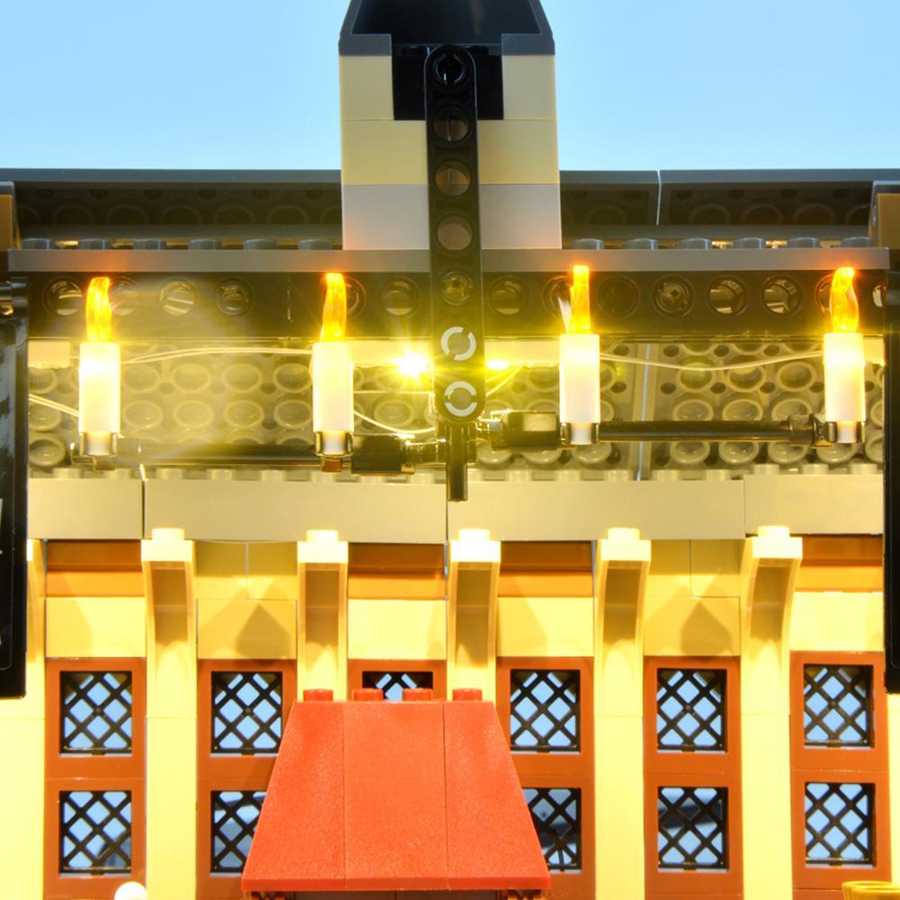 Yeabricks เข้ากันได้กับ LEG O Harry Potter 75954 Castle Hogwarts LED ...