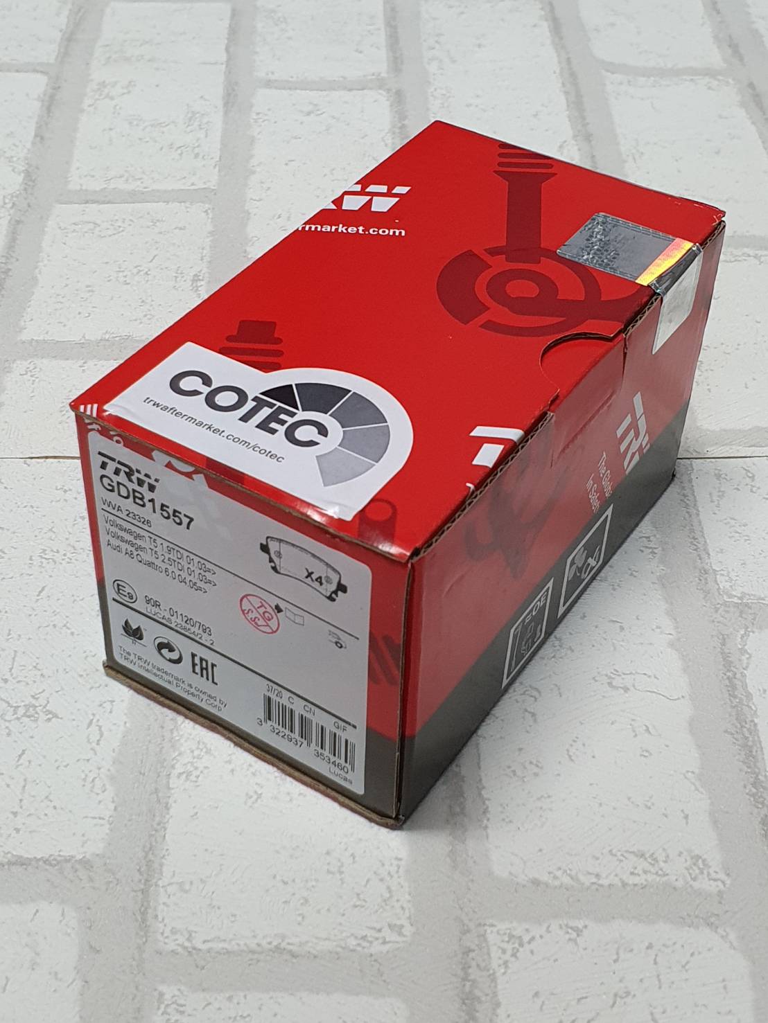 ผ้าเบรคหลัง VW Caravelle (Multivan) T6 (2015 - ) รุ่น 2.0 TDI Rear ...