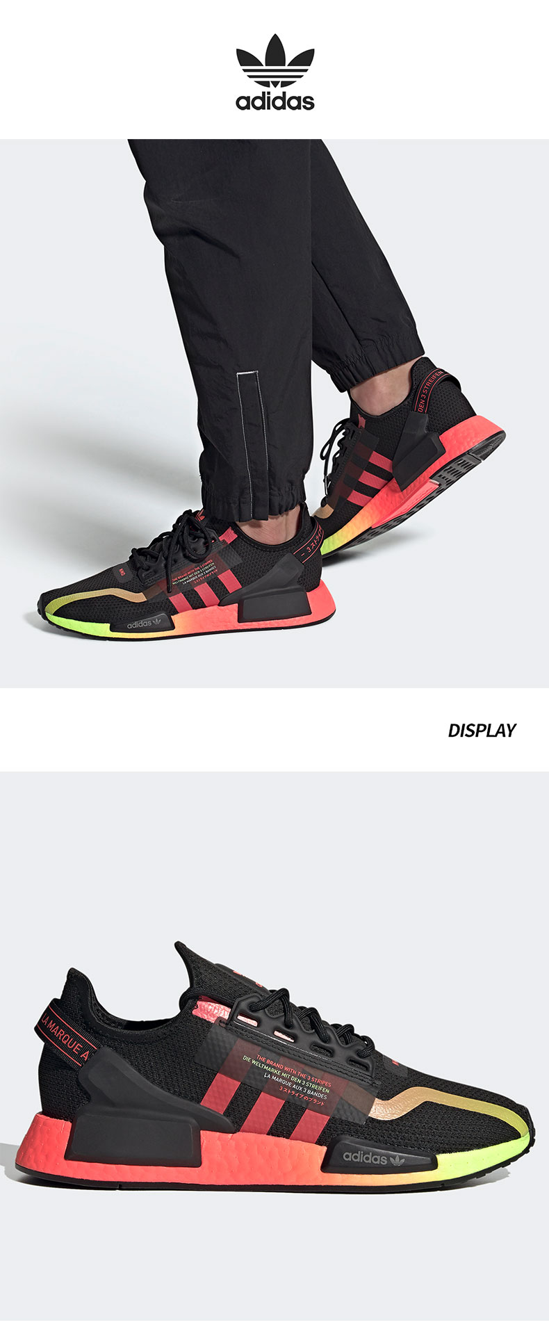 〖รับประกัน 3 ปี〗ADIDAS NMD R1 V2 คุณภาพสูง รองเท้าผู้ชาย รองเท้าผู้หญิง ...