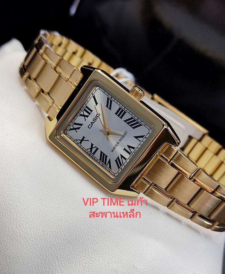นาฬิกา Casio Cartier Tank เรือนทอง LTP-V007G รุ่น LTP-V007G-9E - VIP ...
