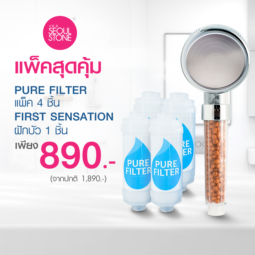ฝักบัวเกาหลีของแท้ Seoul Stone Sensation รับประกันสินค้า 1 ปี - Seoul ...